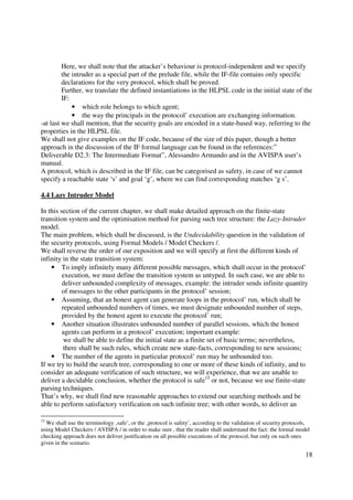 Automated Validation of Internet Security Protocols and Applications (AVISPA) | PDF