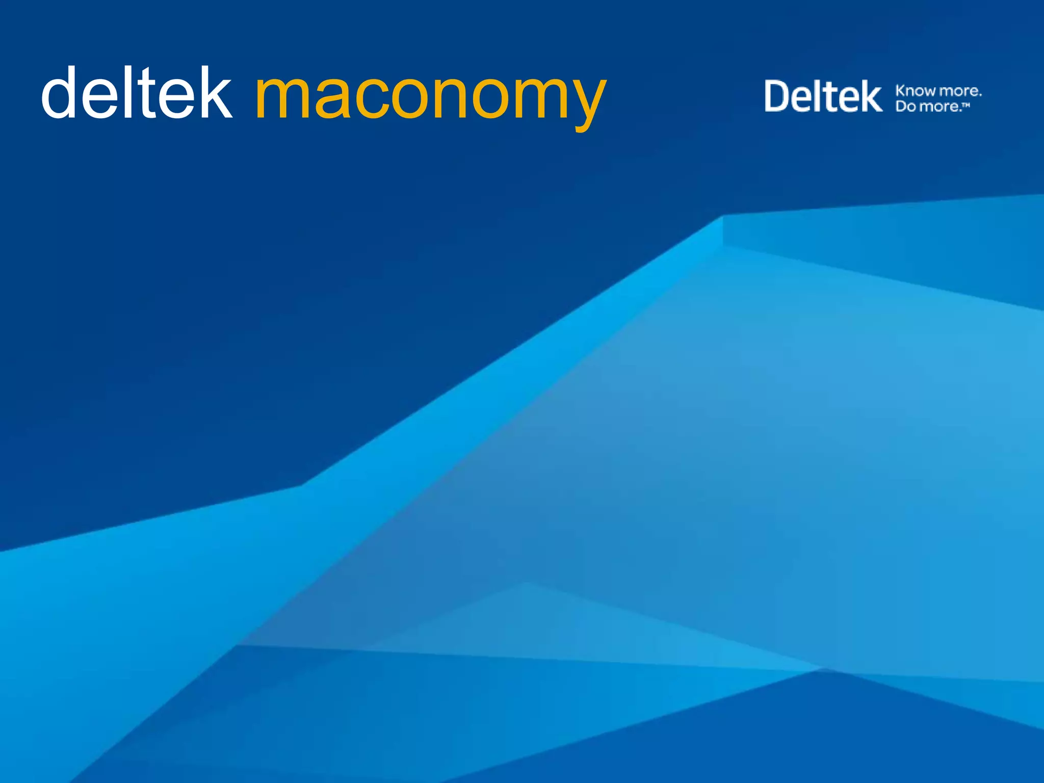 Deltek Maconomy | PPT