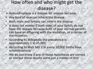 Achondroplasia | PPTX
