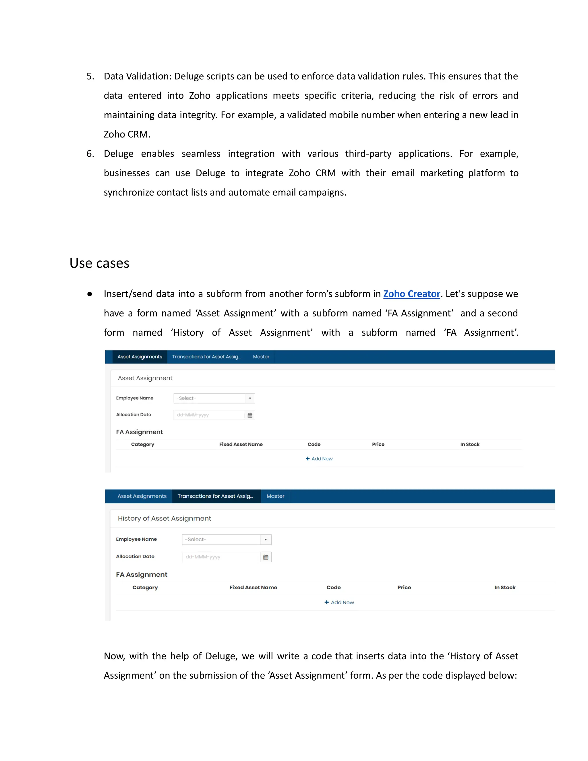 Deluge: The Power Behind Zoho’s Customization and Automation | PDF