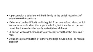Delusion | PPTX