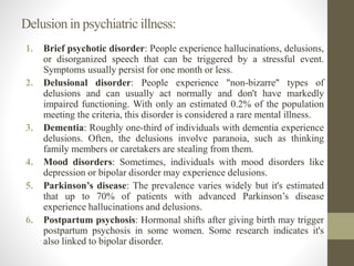 Delusion | PPTX