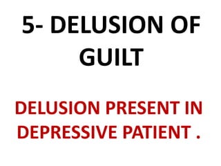 Delusion(psychiatric) | PPTX