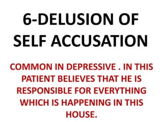 Delusion(psychiatric) | PPTX