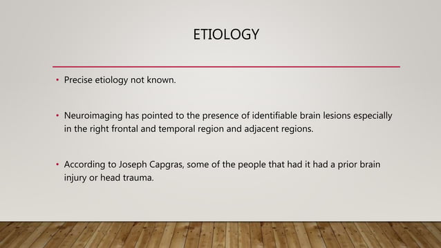 DELUSIONAL MISIDENTIFICATION SYNDROME- presentation-1.pptx