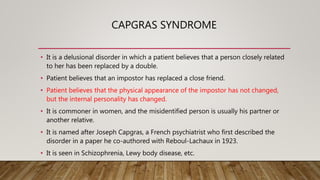 DELUSIONAL MISIDENTIFICATION SYNDROME- presentation-1.pptx