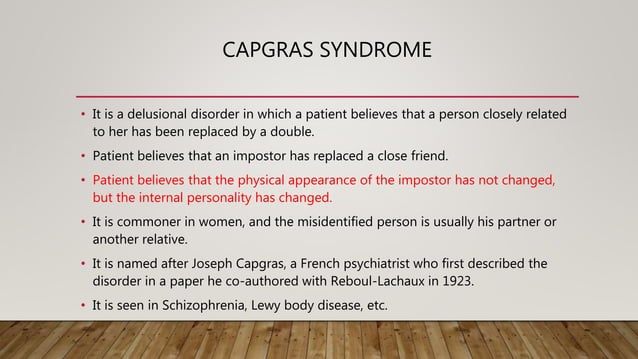 DELUSIONAL MISIDENTIFICATION SYNDROME- presentation-1.pptx