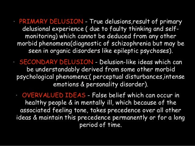 Delusion ppt