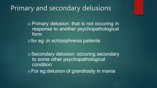 Delusions.pptx By Dr Iqra Osman Abdullahi | PPTX