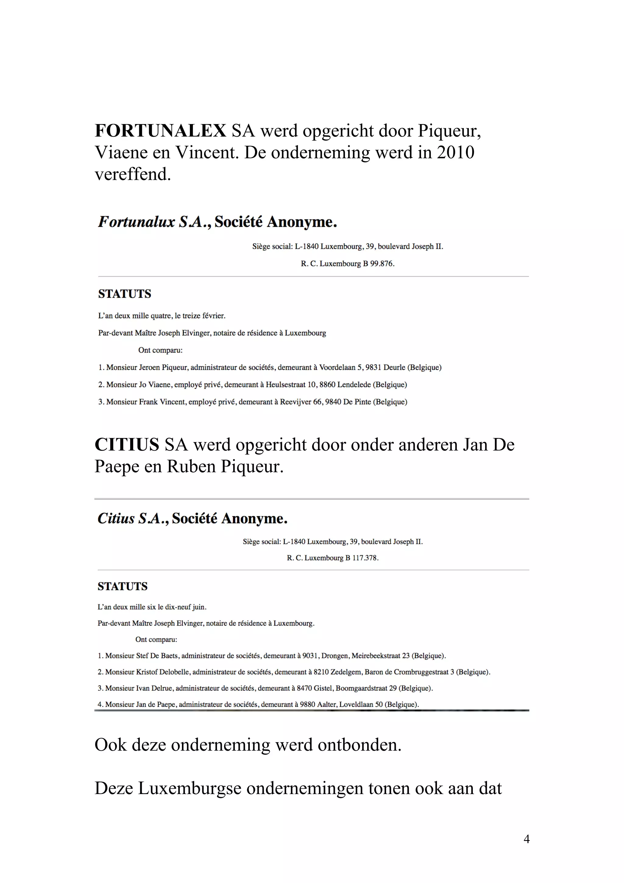 De Luxemburgse ondernemingen van Jeroen Piqueur | PDF