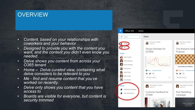 Delve and the Office Graph for IT- Pros & Admins | PPT