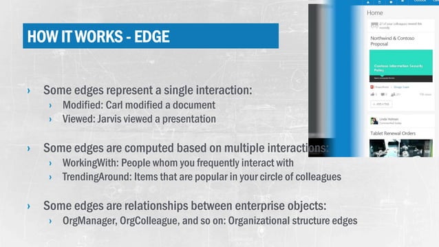 Delve and the Office Graph for IT- Pros & Admins | PPT
