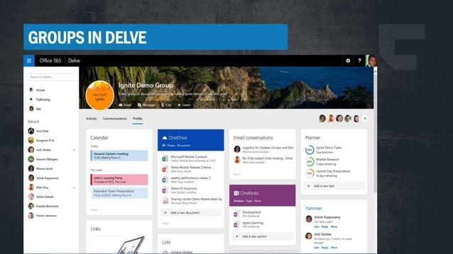 Delve and the Office Graph for IT- Pros & Admins | PPT