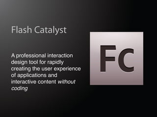 DelveNYC: Flash Catalyst | PPT