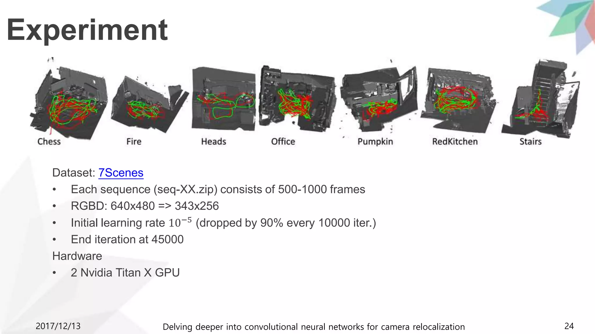 (Research Note) Delving deeper into convolutional neural networks for camera relocalization ...