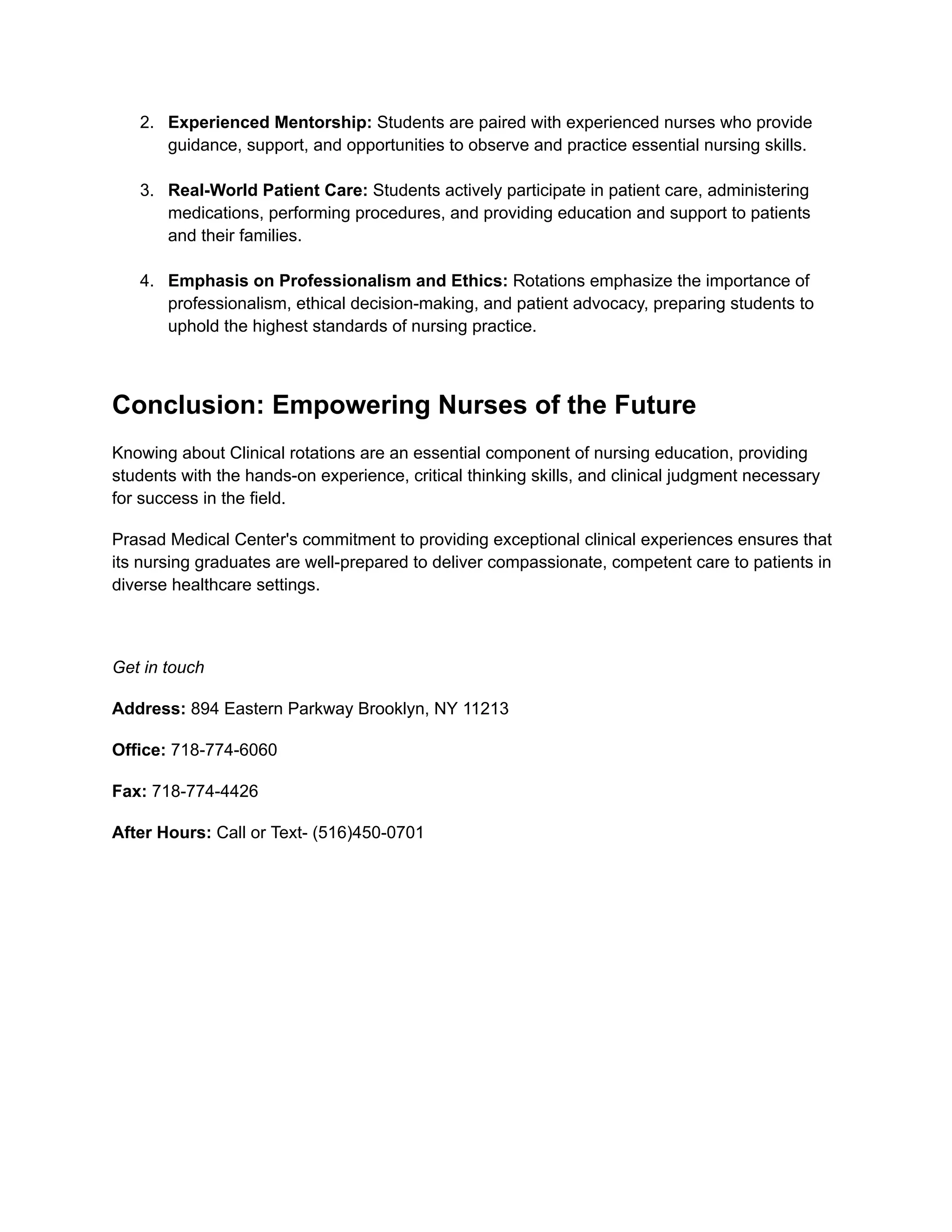 Delving into the Significance of Clinical Rotations for Nursing ...