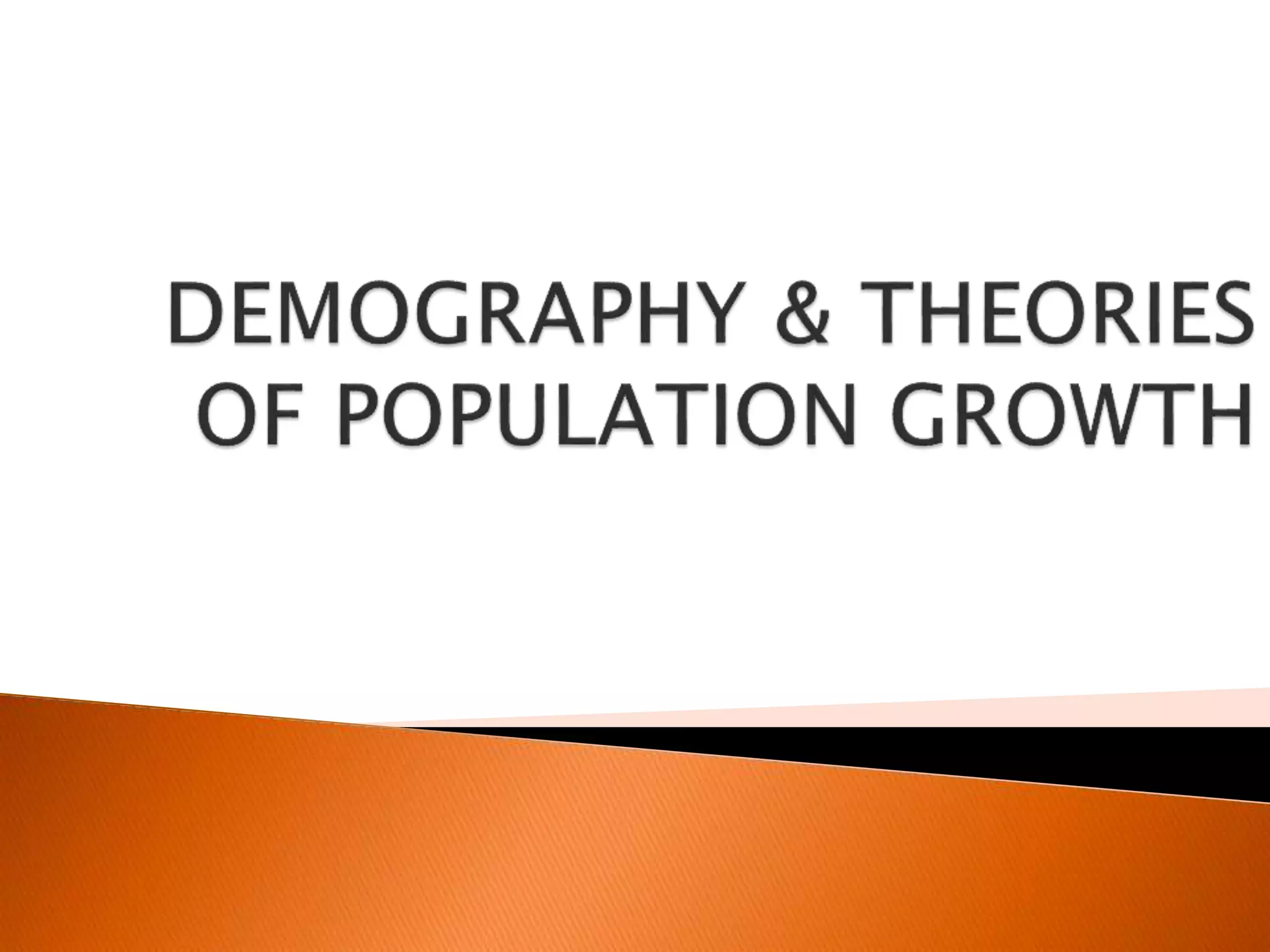 Demography | PPT