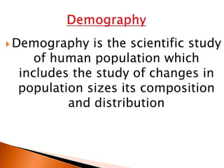 Demography | PPT