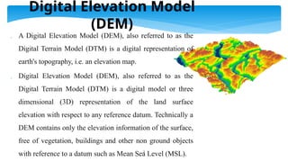 DEM in GIS for the students BSC ....pptx