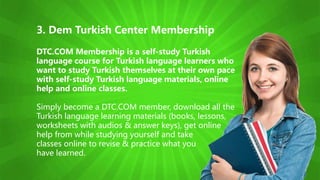 Turkish Language Learning Materials & Courses Online | PPT