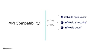 Vinay Kumar [InfluxData] | InfluxDB API Overview | InfluxDays 2022 | PDF