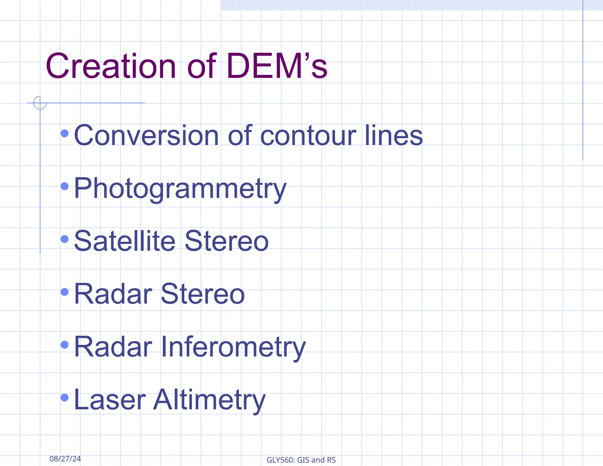 Digital Elevation Model - DEM, DSM, DTM | PPT