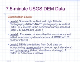 Digital Elevation Model - DEM, DSM, DTM | PPT