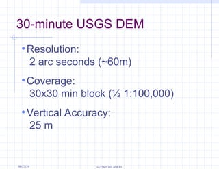 Digital Elevation Model - DEM, DSM, DTM | PPT