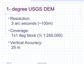Digital Elevation Model - DEM, DSM, DTM | PPT