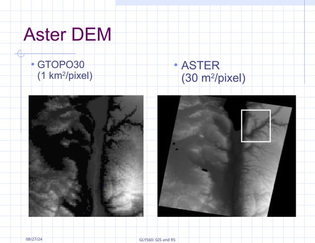 Digital Elevation Model - DEM, DSM, DTM | PPT