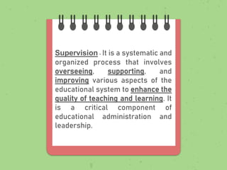 Management of Instruction and Curriculum | PPTX