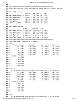 Demography 7263 fall 2015 spatially autoregressive models 2 | PDF