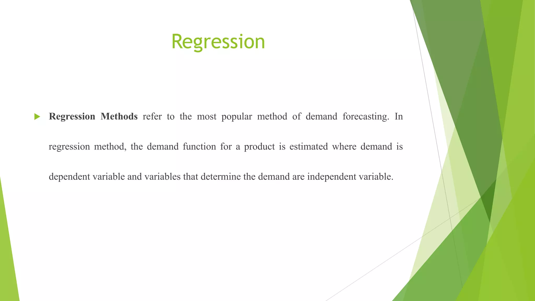 Demad forcasting | PPTX