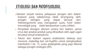 Demam: definisi patofisiologi , mekanisme | PPTX