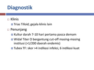 Demam tifoid anak | PPTX