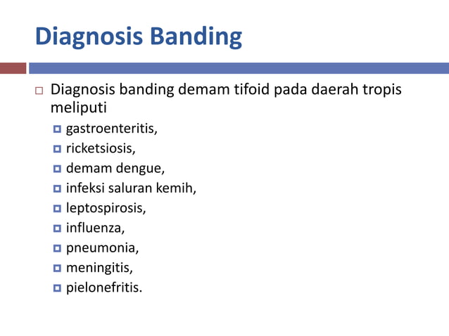 Demam tifoid anak | PPTX