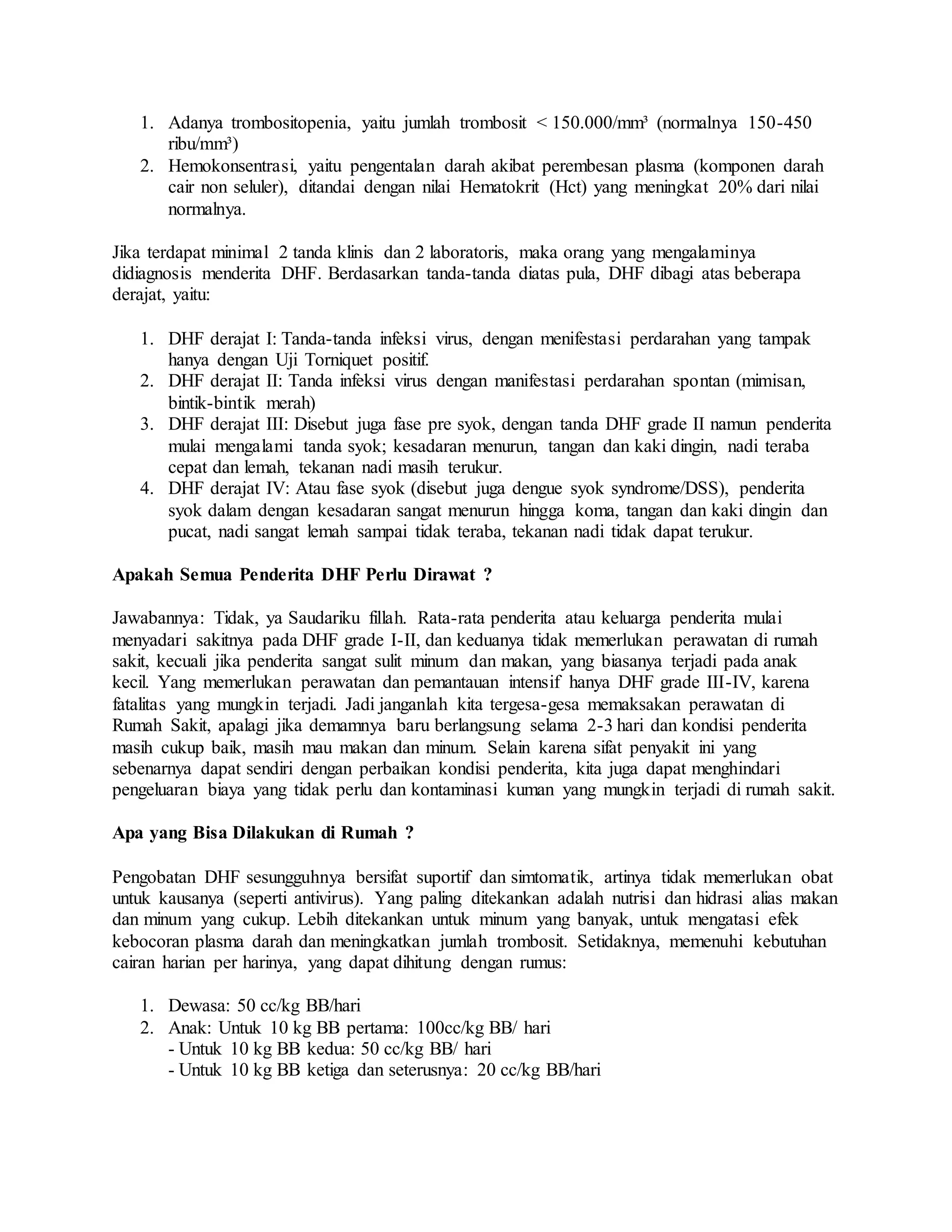 Demam berdarah | DOCX