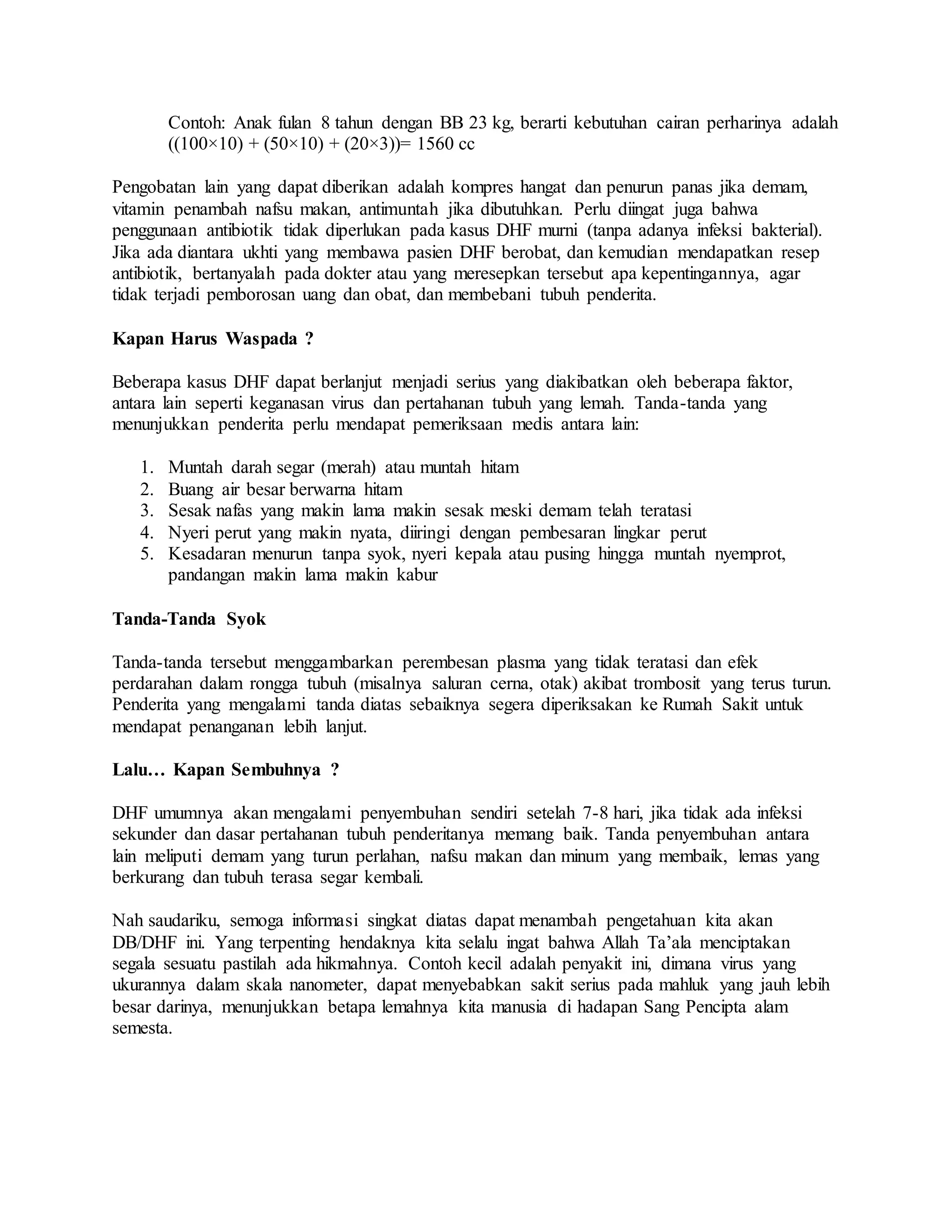 Demam berdarah | DOCX