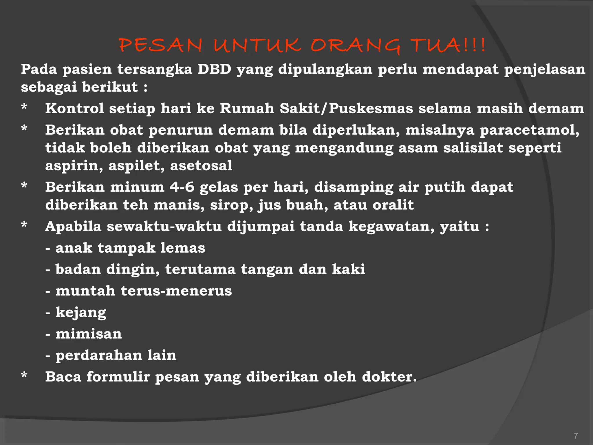 Demam berdarah dengue (dbd) | PPT