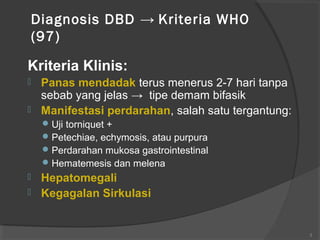 Demam berdarah dengue (dbd) | PPT