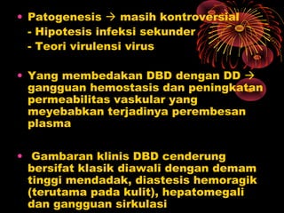 Demam berdarah dengue pada anak | PPT