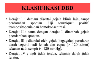 PPT Asuhan Keperawatan dengan Demam berdarah Duenge (DBD) | PPTX