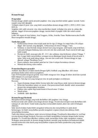 Demam denggi | DOCX