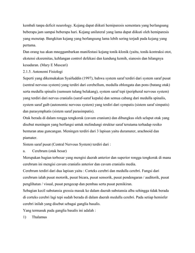 Demam pada anak | DOCX