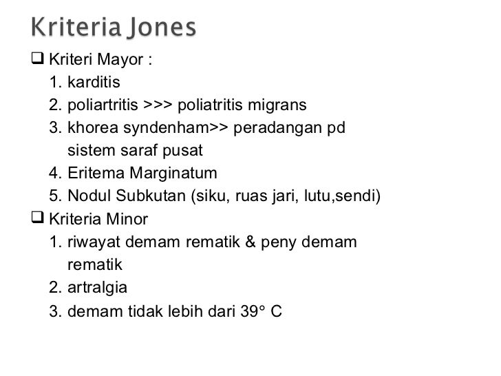 Demam reumatik & penyakit jantung rematik