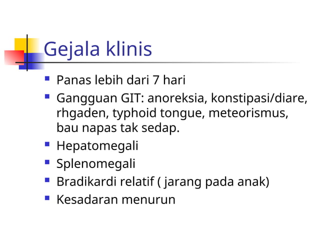 Mengenal gejala demam tifoid(TYPOID FEVER).ppt