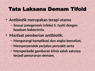 Demam Tifoid untuk orang awam agar kebih memahami | PPTX