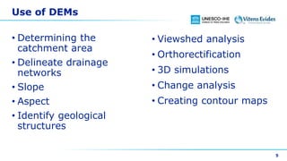 Dem analaysis and catchment delineation using GIS | PPTX