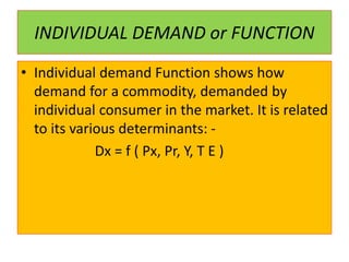Demand. | PPTX | Commodities | Economy