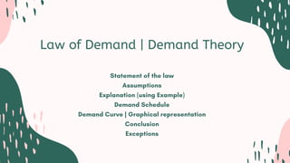 Demand | Managerial Economics | PPT